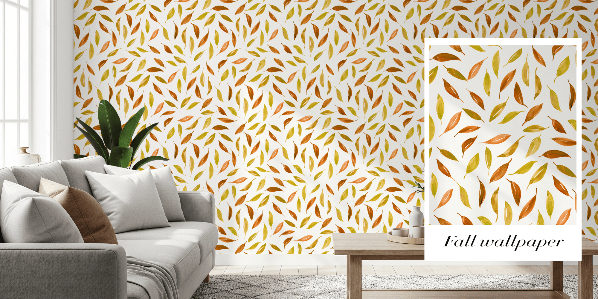 Fall Wallpaper: Explore Autumnal Design Peel & Stick Murals