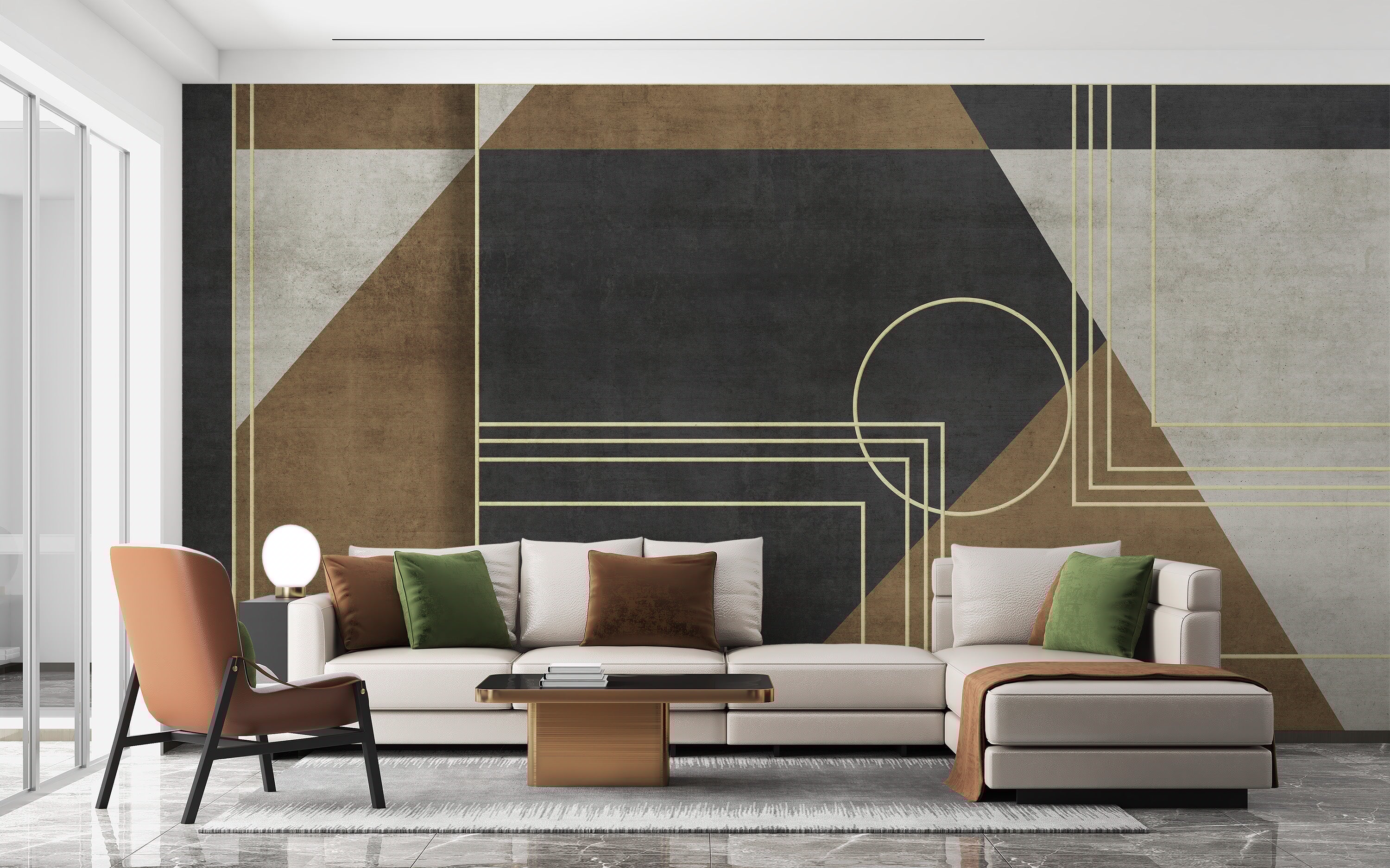 Geometric Wallpaper - Graphic Wall Murals in Australia