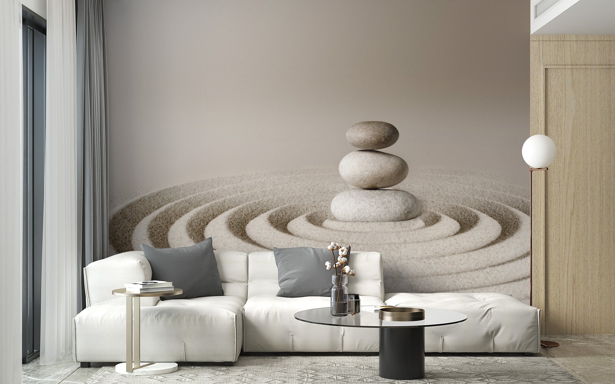 Zen Wallpaper Murals - Meditation Balanced Design for Walls
