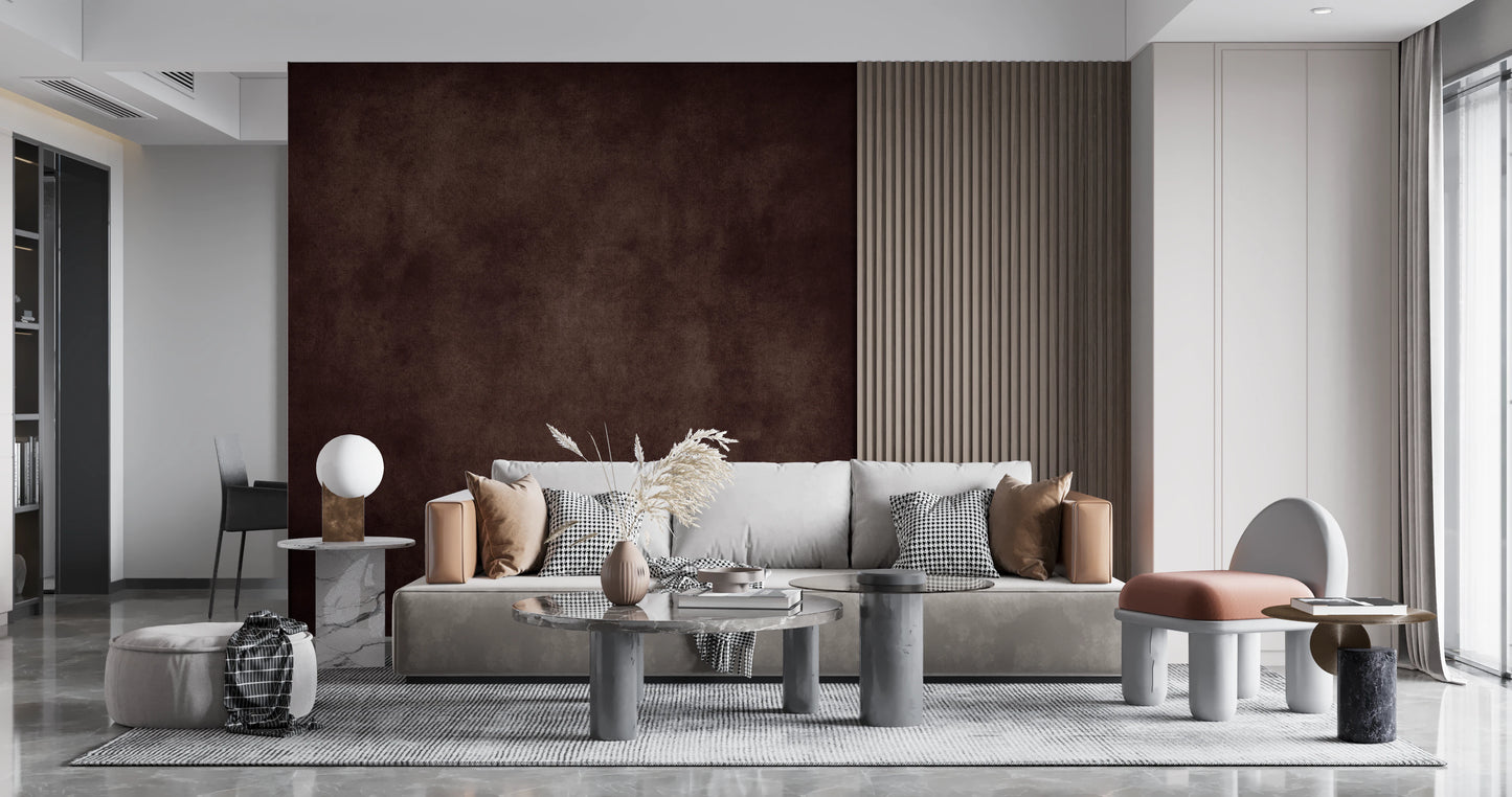 Cognac Dirty Paper Wall Mural