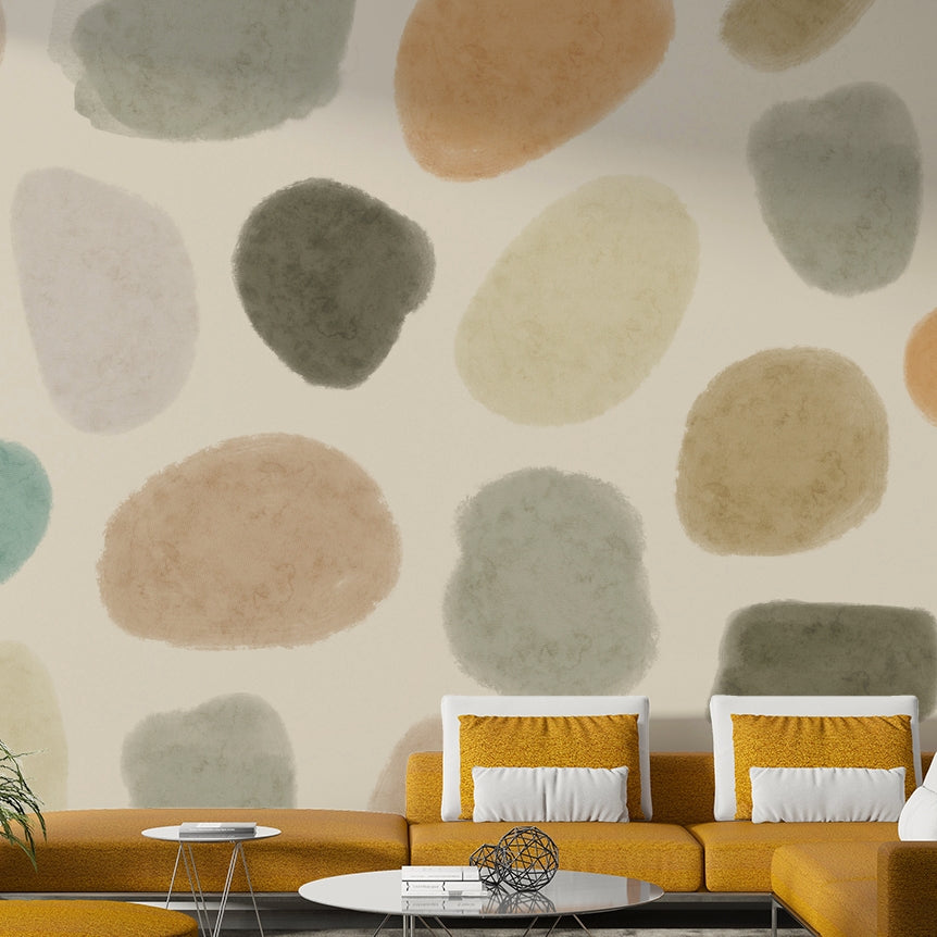 Earthy Tones Wall Mural for Calm Modern Interiors