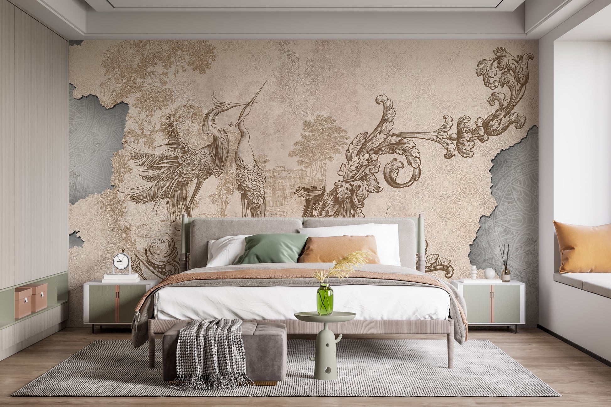 rococo wallpaper design