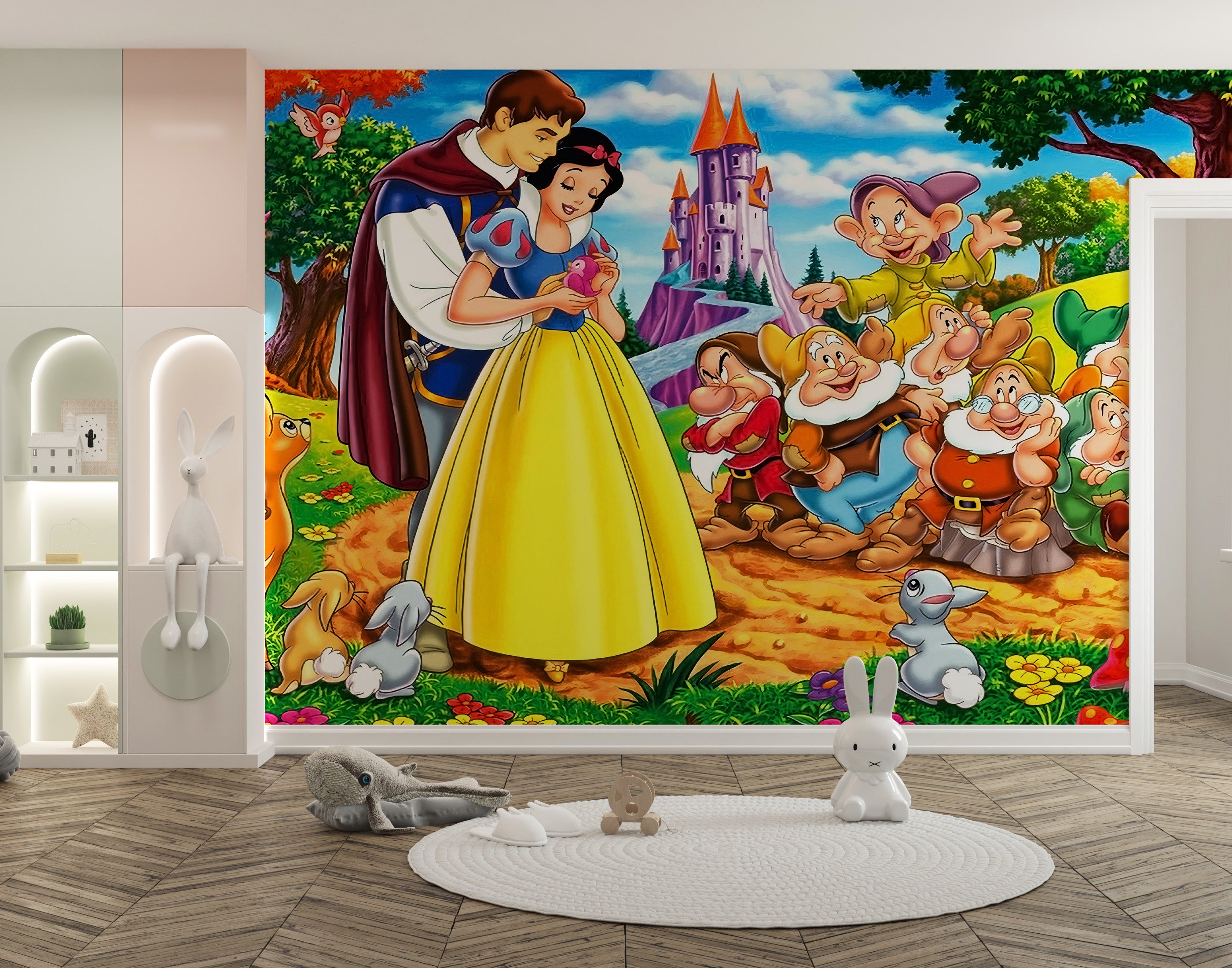 Snow White Saga Wallpaper Mural - Pure Beauty for Your Walls