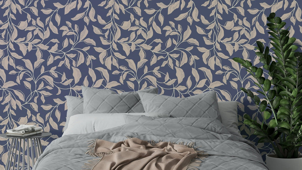 Trailing Leaves Wallpaper | Graceful Nature Walls | AU